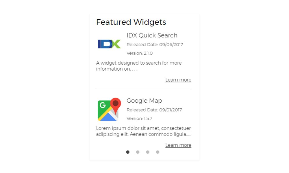 Webcenter | Site Widgets